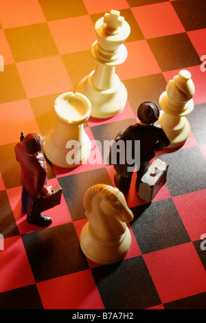 Closeup shot of chess figures on the table Stock Photo - Alamy