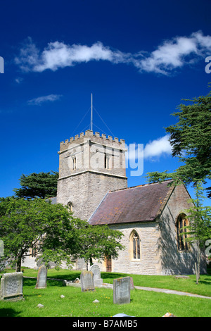 St Marys Parish Church Shapwick village Somerset County England Britain ...