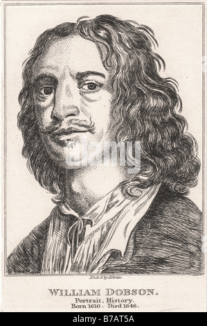 William Dobson, 1610 - 1646. English artist Stock Photo - Alamy