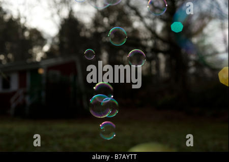 Bubbles Refracting Light different thicknesses in soap film refracting ...