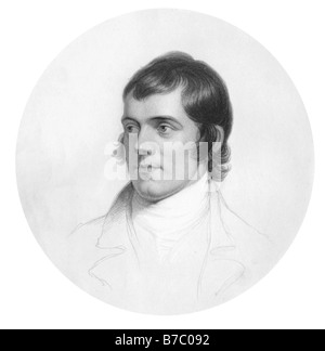 Robert Burns Engraving Stock Photo - Alamy