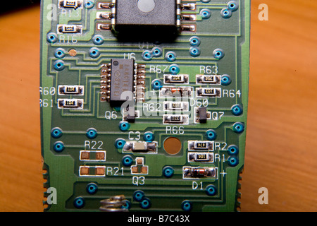 Printed circuit board from TV remote control Stock Photo: 21770591 - Alamy