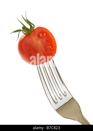 Organically grown red cherry tomatoes background close up Stock Photo ...