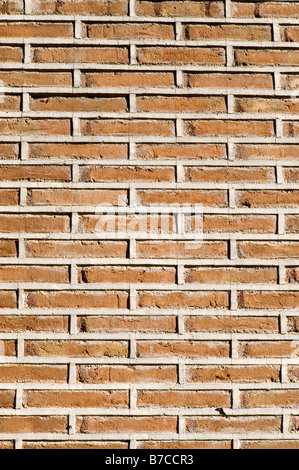 slim red bricks wall background Stock Photo - Alamy