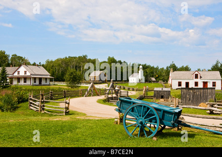 The Acadian Village New Brunswick Canada Stock Photo - Alamy
