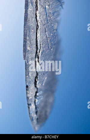 Ice melting against deep blue sky Stock Photo - Alamy