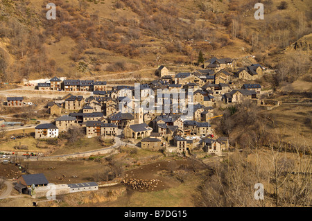 Village Durro in Vall de Boí, Catalonia, Spain. Rocognized as UNESCO ...