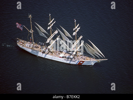 The U.S. Coast Guard Cutter Eagle is a tall ship used for training and ...