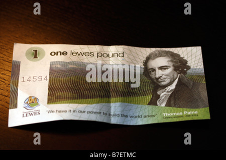 A Lewes pound note Stock Photo - Alamy