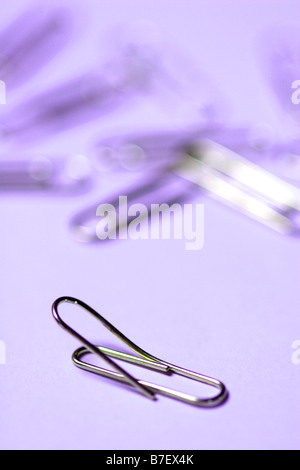 a bent paperclip Stock Photo - Alamy
