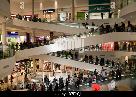 escalators, Dundrum Shopping Centre, Dublin, Ireland Stock Photo - Alamy