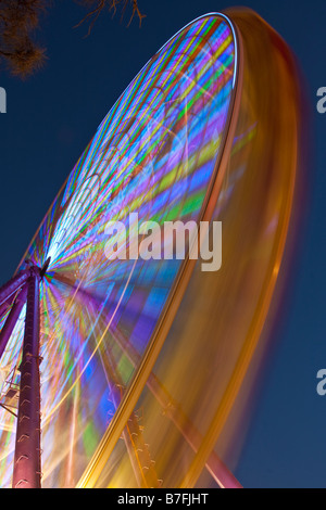 Ferris wheel at night. Rye foreshore carnival. January 2009. Rye ...