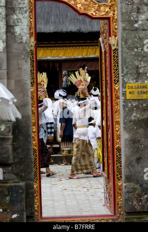People at a Purification ceremony taken in Bali Stock Photo - Alamy