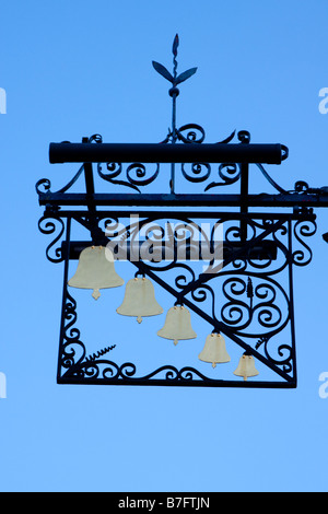 Five bells pub sign Stock Photo - Alamy