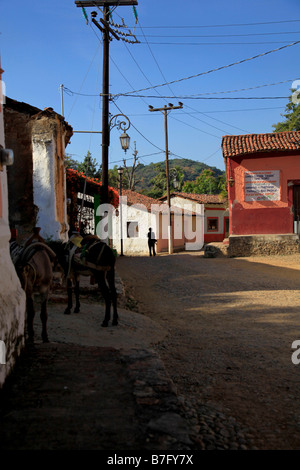 Copala Sierra Madre Mountains Sinaloa Mexico village colonial town ...