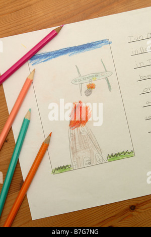 childs drawing colouring crayon colouring child kid play playing ...