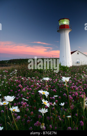 Point Aconi Lighthouse - Nova Scotia, Canada Stock Photo - Alamy