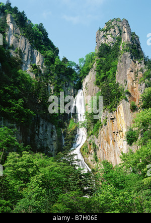 Ginga Falls, Sounkyo Gorge, Hokkaido, Japan Stock Photo - Alamy