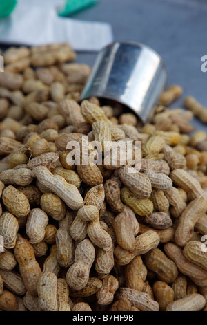 Vietnamese snack food, roasted peanut with red hot pepper, garlic, salt ...