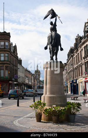 The Horse Statue Hawick Scottish Borders Scotland Stock Photo - Alamy