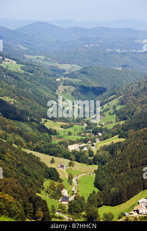 Vosges (Vogesen) Mountains: road Route des Crêtes (Route of the Ridges ...