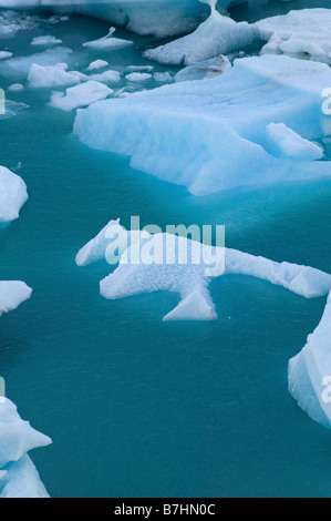 Perito Moreno Glacier blue ice in Argentina, Patagonia. Iceberg and ice ...