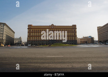 Lubyanka square by FSB and KGB headquarters in the historical center of ...