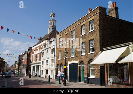 High Street Rochester Kent UK Stock Photo - Alamy