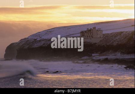 Dunbeath Castle, Caithness, Scotland Stock Photo - Alamy
