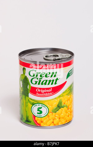 Green giant sweetcorn, Green giant, sweetcorn, tinned sweetcorn, tin of ...