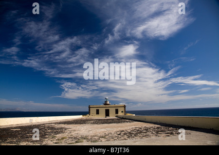 Faro de Isla de Lobos - Lobos Lighthouse Stock Photo - Alamy