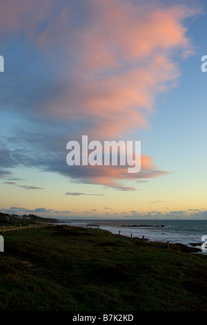 Moonstone Beach Sunset Stock Photo - Alamy