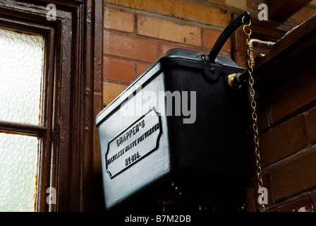 An original Thomas Crapper toilet cistern or waste preventer as it was ...