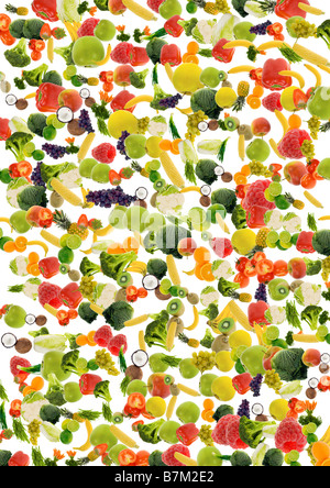 Food Vegetable Colorful Background. Tasty Fresh Vegetables in Wooden ...