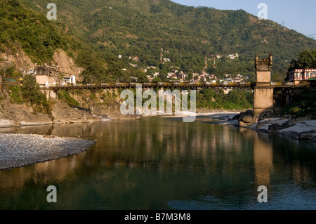 The Bridge. Mandi. Himachal Pradesh. India Stock Photo - Alamy