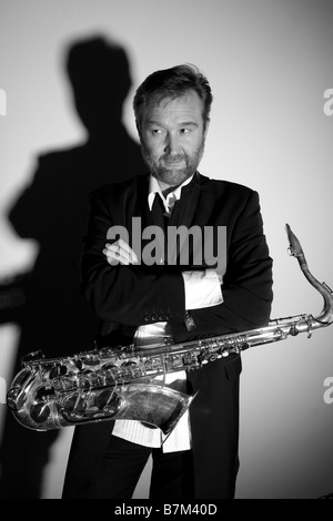 Sax and Shadow Stock Photo - Alamy