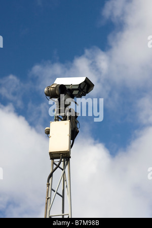 City skyline and CCTV camera Stock Photo - Alamy