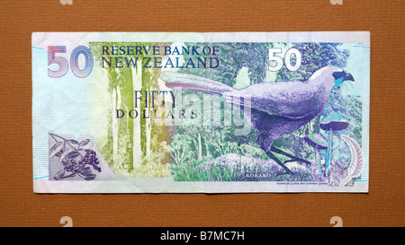 New Zealand 50 Fifty Dollar Bank Note Stock Photo - Alamy