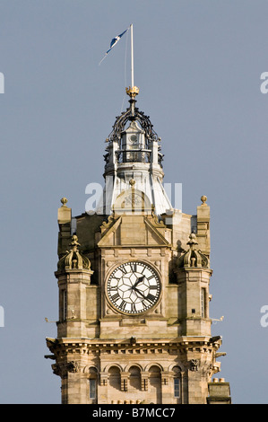 Balmoral Hotel Clock on Princes Street, Edinburgh, Scotland, UK Stock ...