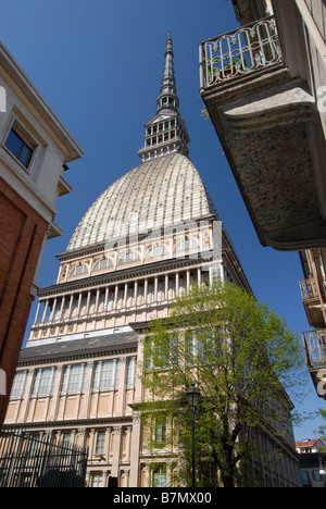 Mole Antonelliana Dome symbol of Turin . Landmark building in Torino ...