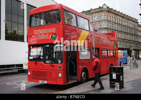 City Sightseeing Tour Belfast open top tour bus in Custom House Square ...