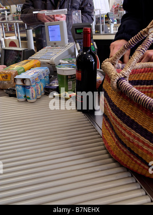 german supermarket cashier Stock Photo - Alamy