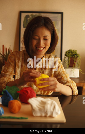 Making handicraft items Stock Photo - Alamy