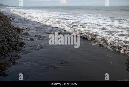 Atlantic Ocean at Seme New Beach Resort at Mile 11 near Limbé Southwest ...