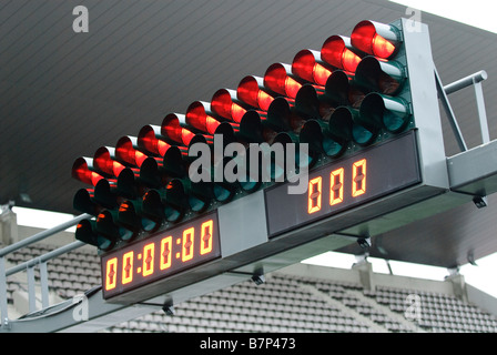 formula one race start lights Stock Photo - Alamy
