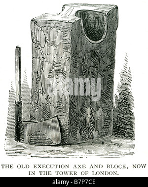 Execution Block Head Axe Stock Photo - Alamy