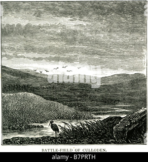 The Battle of Culloden, 16 April 1746, during the Jacobite Rising Stock ...