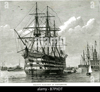 HMS Victory first rate ship of the line of the Royal Navy Lord Nelson's ...