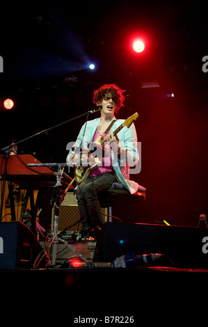 Blaine Harrison of Mystery Jets Reading Festival - Day One-Performances ...