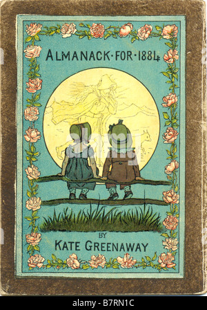 1884 Greenaway Calendar Stock Photo - Alamy